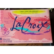 La Croix Sparkling Water, Cran-Raspberry: Calories, Nutrition Analysis ...