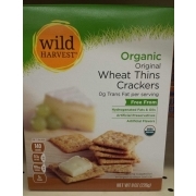 Wild Harvest Organic Original Wheat Thins Crackers: Calories, Nutrition ...