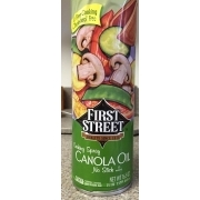 First Street Cooking Spray, Canola Oil: Calories, Nutrition Analysis ...