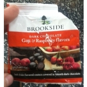 Brookside Dark Chocolate Goji & Raspberry Flavors: Calories, Nutrition ...