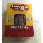 Carolina Pride Smoked Sausage, Mild Links: Calories, Nutrition Analysis ...