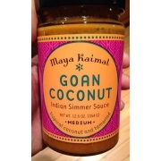 Maya Kaimal Goan Coconut Indian Simmer Sauce: Calories, Nutrition ...