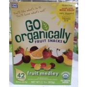 Go Organically Fruit Snacks, Fruit Medley, Made With Real Fruit ...