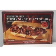 Stampede Boneless Beef Thinly Sliced Ribeye Steak: Calories, Nutrition ...