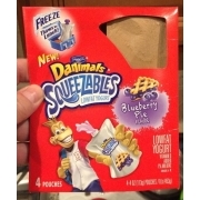 Dannon Danimals, Squeezables, Lowfat Yogurt, Blueberry Pie Flavor ...