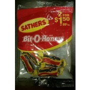 Sathers Bit.O.Honey, Candy: Calories, Nutrition Analysis & More | Fooducate