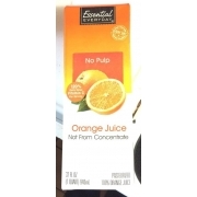 Essential Everyday No Pulp, Orange Juice: Calories, Nutrition Analysis ...