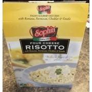 Sophia Italian Four Cheese Risotto: Calories, Nutrition Analysis & More ...