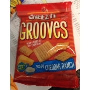 Cheez-It Grooves, Crispy Cracker Chips, Zesty Cheddar Ranch: Calories ...