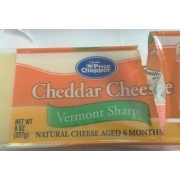 Price Chopper Cheddar Cheese, Vermont Sharp: Calories, Nutrition ...