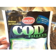 Wholey Cod Fillets: Calories, Nutrition Analysis & More | Fooducate
