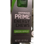 Gatorade Prime, Energy Chews, Green Apple: Calories, Nutrition Analysis ...