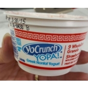 YoCrunch Yopa, Greek Nonfat Yogurt, Strawberries: Calories, Nutrition ...