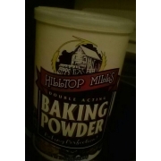 Hilltop Mill's Baking Powder: Calories, Nutrition Analysis & More | Fooducate