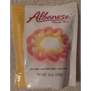 Albanese Gummi Peach Rings: Calories, Nutrition Analysis & More | Fooducate