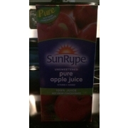 SunRype Pure Apple Juice, Unsweetened: Calories, Nutrition Analysis & More | Fooducate