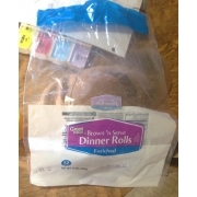 Great Value Dinner Rolls, Enriched, Brown 'N Serve: Calories, Nutrition ...