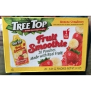 Tree Top Fruit Smoothie, Made With Real Fruit: Calories, Nutrition ...
