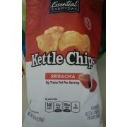 Essential Everyday Potato Chips, Kettle Cooked, Sriracha: Calories ...