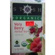 Stash Herbal Tea, Very Berry: Calories, Nutrition Analysis & More ...