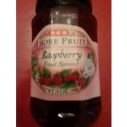 User added: HEB, More Fruit Raspberry Fruit Spread: Calories, Nutrition ...
