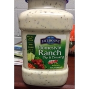 Litehouse Homestyle Ranch, Dip And Dressing: Calories, Nutrition ...