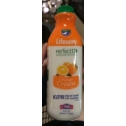Lifeway Perfect 12 Kefir Milk Smoothie, Orange Cream: Calories ...