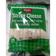 WinCo Foods String Cheese, Low Moisture Part Skin Mozzarella Cheese ...