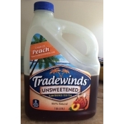 Tradewinds Unsweetened Slow Brewed Iced Tea, A Hint Of Peach: Calories ...