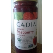 Cadia Raspberry Preserves: Calories, Nutrition Analysis & More | Fooducate