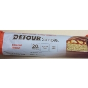 Detour Simple Caramel Peanut, Whey Protein Bar: Calories, Nutrition ...