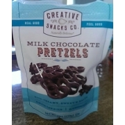 Creative Snacks Co Milk Chocolate Pretzels: Calories, Nutrition ...