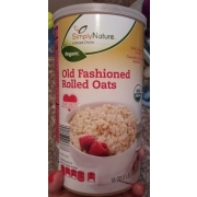 Simply Nature Organic Old Fashioned Rolled Oats: Calories, Nutrition ...