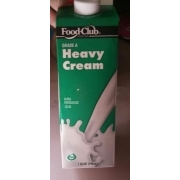 Food Club Heavy Cream: Calories, Nutrition Analysis & More | Fooducate