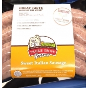 Prairie Grove Farms Sweet Italian Sausage: Calories, Nutrition Analysis ...