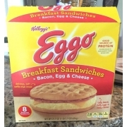 Kellogg's Eggo, Breakfast Sandwiches: Calories, Nutrition Analysis ...
