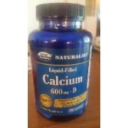 User added: Naturalist (Rexall/Sundown), Calcium 600 mg + D (1000 IU ...