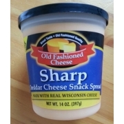 Old Fashioned Cheese Sharp, Cheddar Cheese Snack Spread: Calories ...