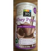 365 Everyday Value Whey Protein Powder, Natural Chocolate: Calories ...