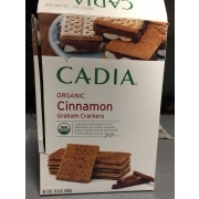 Cadia Organic Cinnamon Graham Crackers: Calories, Nutrition Analysis ...