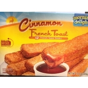 Morning Delight Cinnamon French Toast: Calories, Nutrition Analysis ...