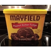 Mayfield Peanut Butter Fudge Ice Cream: Calories, Nutrition Analysis ...