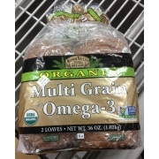 Alpine Valley Breads Organic Multi Grain, Omega 3: Calories, Nutrition ...