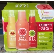Izze Sparkling Grapefruit, Variety Pack: Calories, Nutrition Analysis ...