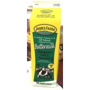 James Farm Buttermilk, Homogenized Grade A Pasteurized: Calories ...