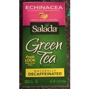Salada Echinacea, Honey Lemon Flavored, Green Tea: Calories, Nutrition ...