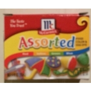 McCormick Food Color & Egg Dye, Assorted: Calories, Nutrition Analysis ...