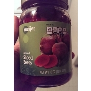 Meijer Beets, Pickled, Sliced: Calories, Nutrition Analysis & More ...