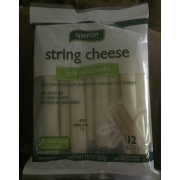 Spartan String Cheese, Light Mozzarella: Calories, Nutrition Analysis ...