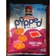 Quaker Popped Rice Crisps, Sweet Chili: Calories, Nutrition Analysis ...